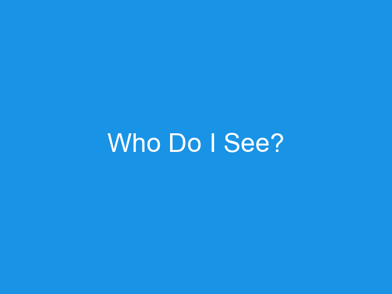Who Do I See? - Millview Surgery